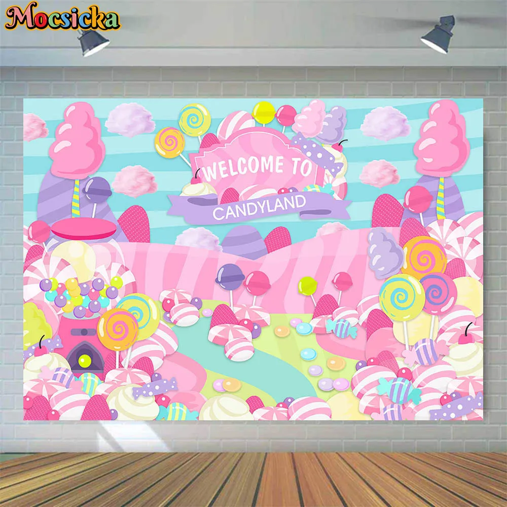 Candyland Party Background