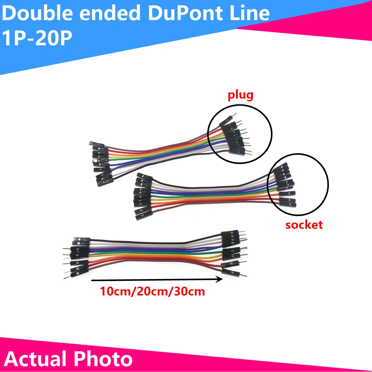 5PCS-Dubang-Line-20cm-1P-2P-3P-4P-5P-6P-20P-Mother-to-mother-Electronic ...