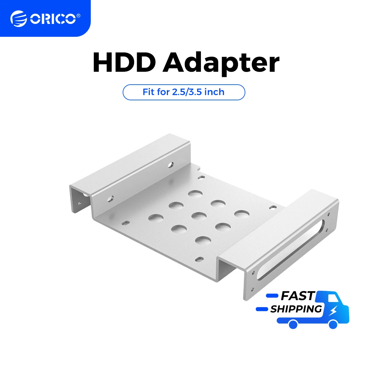 ORICO Aluminum 5.25 inch to 2.5 or 3.5 inch Hard Drive HDD SSD ...