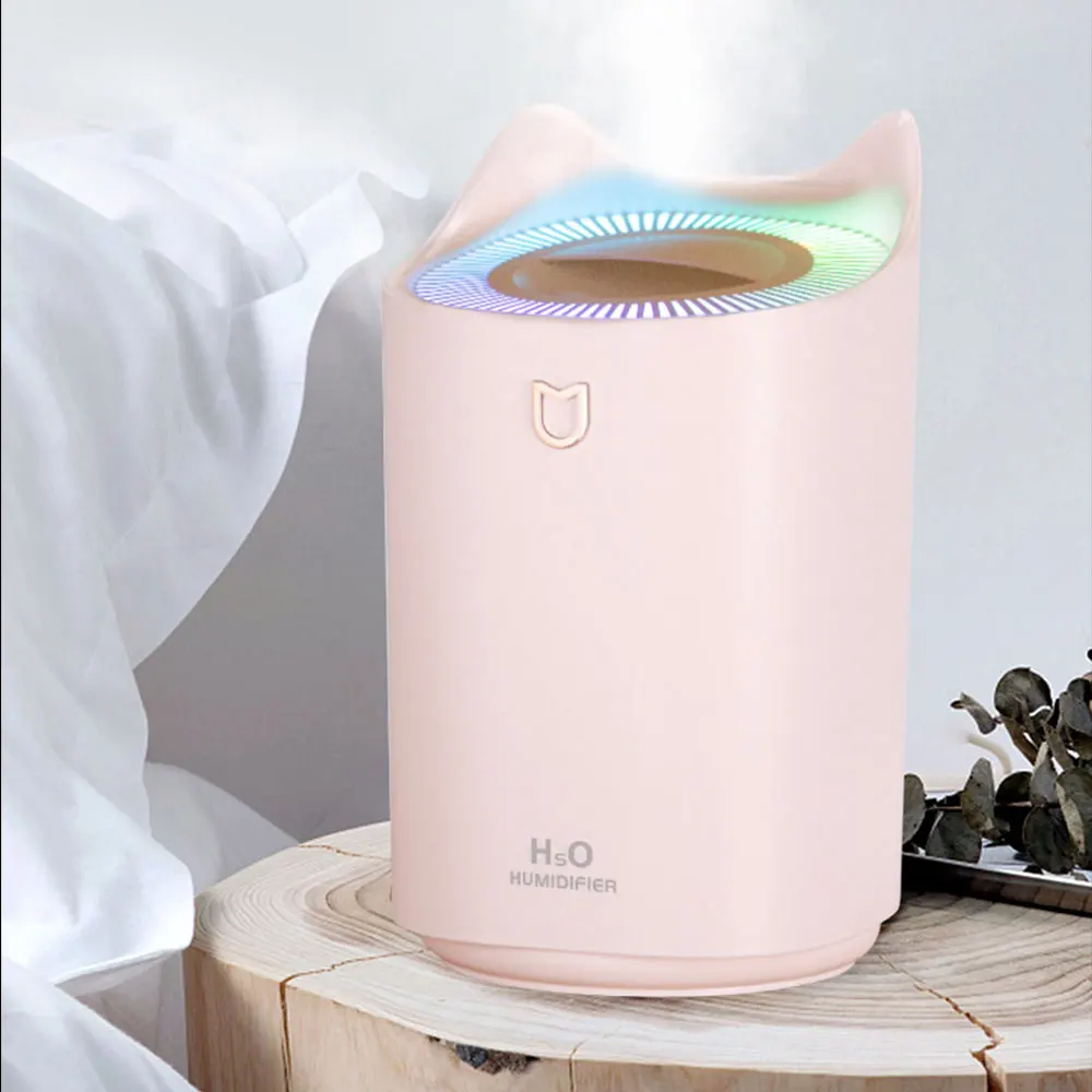Air-Humidifier-3L-Double-Nozzle-Home-Aroma-Diffuser-With-Coloful-LED ...