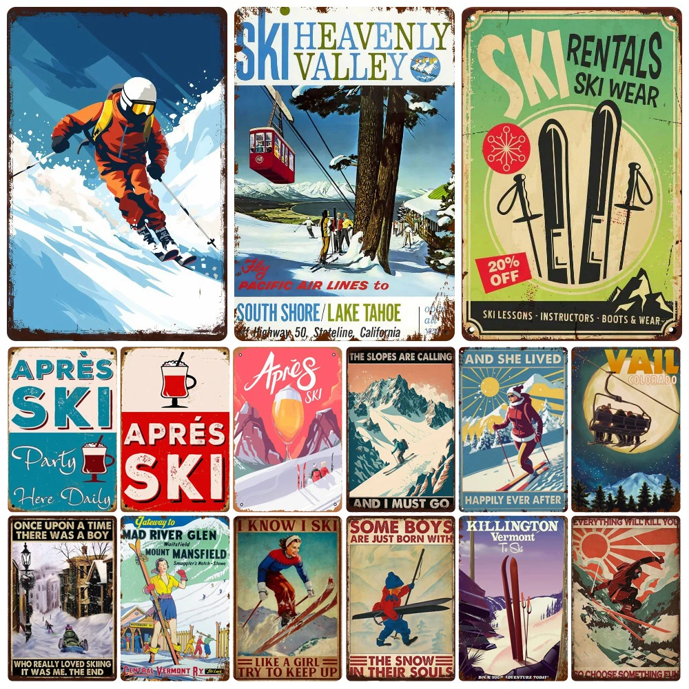 Vintage-Ski-Patrol-Metal-Poster-Retro-Apres-Skiing-Tin-Sign-Outdoor ...