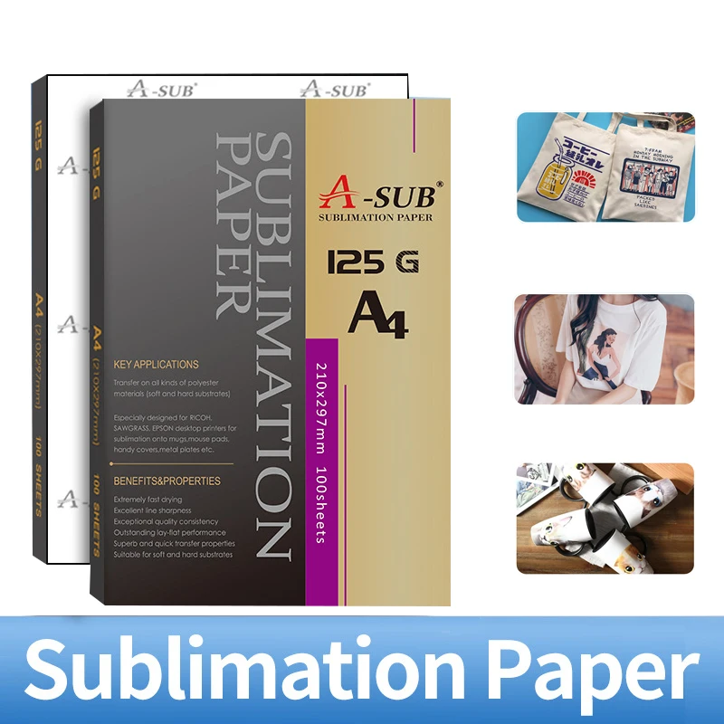 Papier A4 de transfert thermique par sublimation à jet d'encre ...