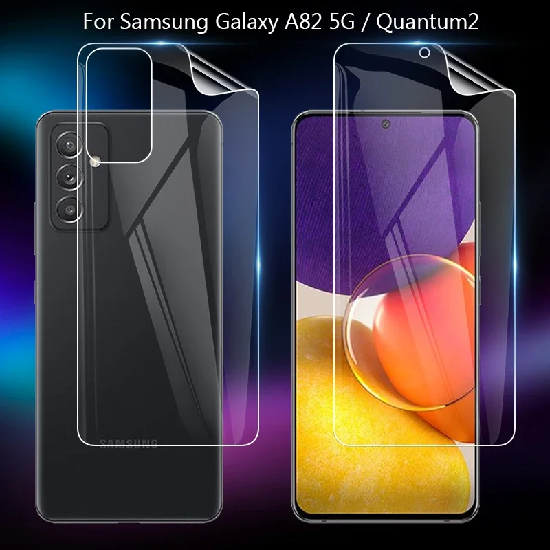 For-Samsung-Galaxy-A82-5G-Quantum2-Clear-TPU-Matte-Anti-Fingerprints ...