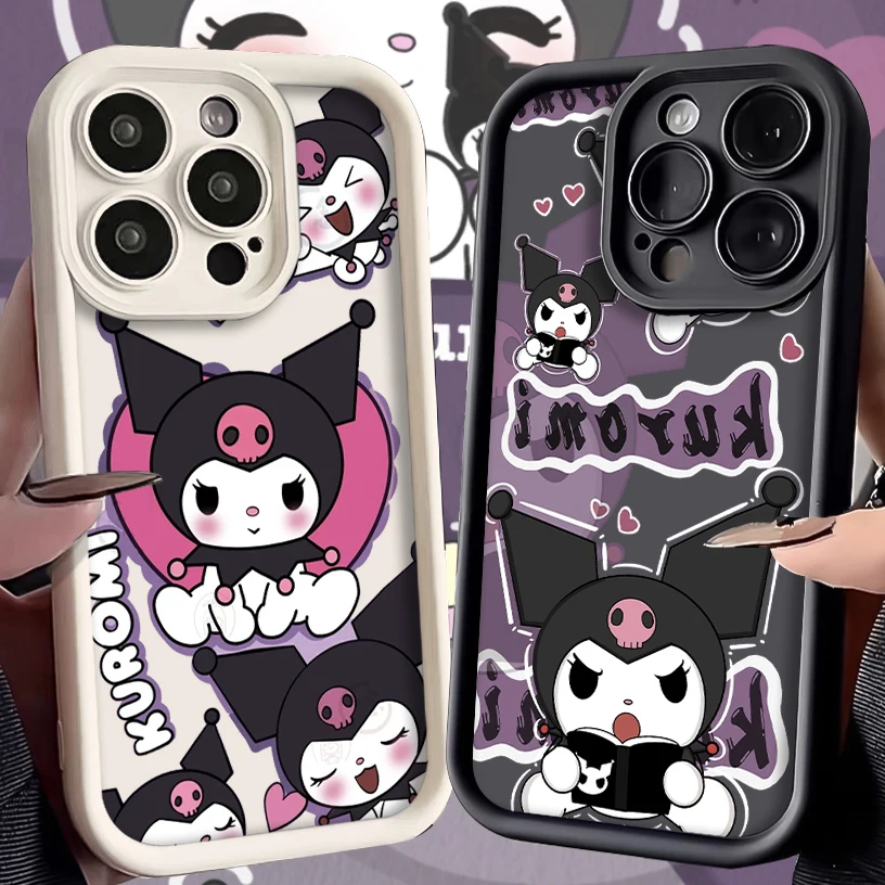 Sanrio-Cute-K-Kuromi-Silicone-Phone-Case-for-Samsung-Galaxy-A55-A35-A25 ...