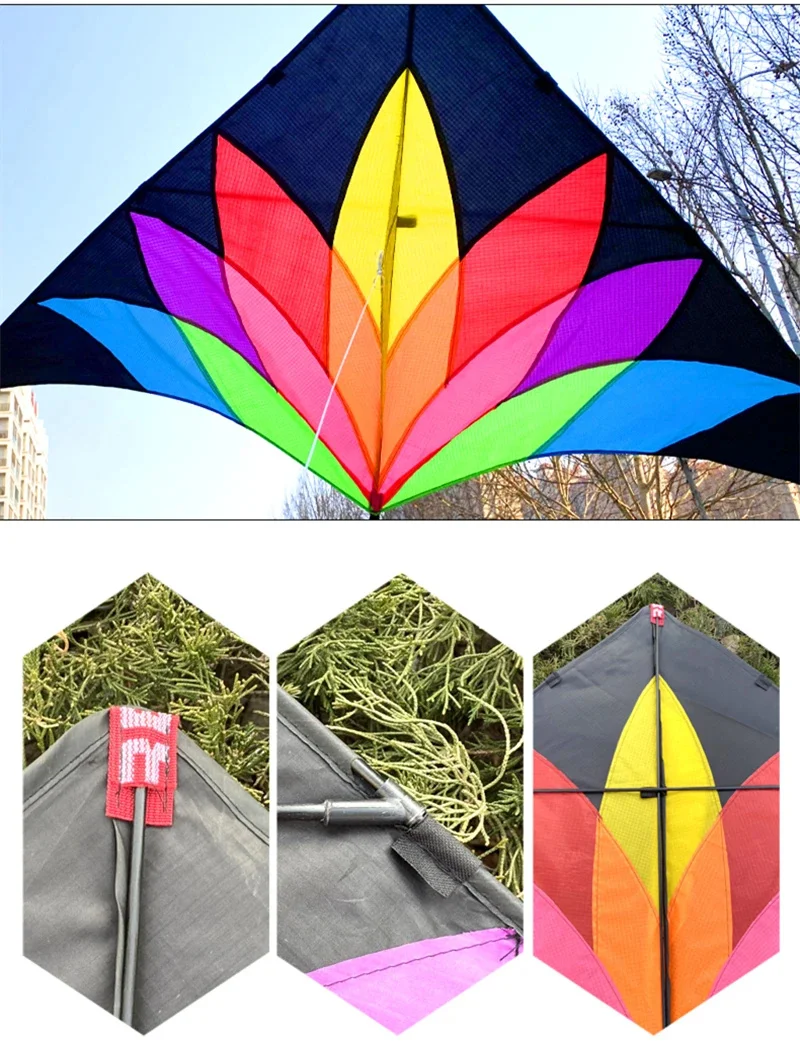 free-shipping-2m-large-delta-kite-flying-toys-line-kids-kites-ultra ...