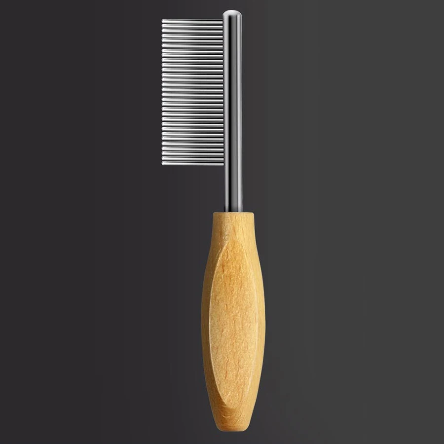 Pet-Comb-Stainless-Steel-Pet-Grooming-Comb-for-Dogs-and-Cats-Gently ...