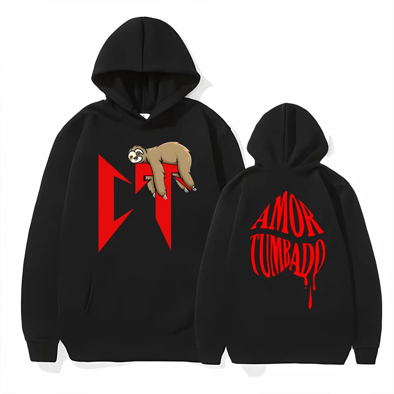 Corridos-Tumbados-CT-Print-Hoodie-Male-Sloth-Graphic-Hoodies-Men-Women-Natanael-Cano-Hip-Hop ...