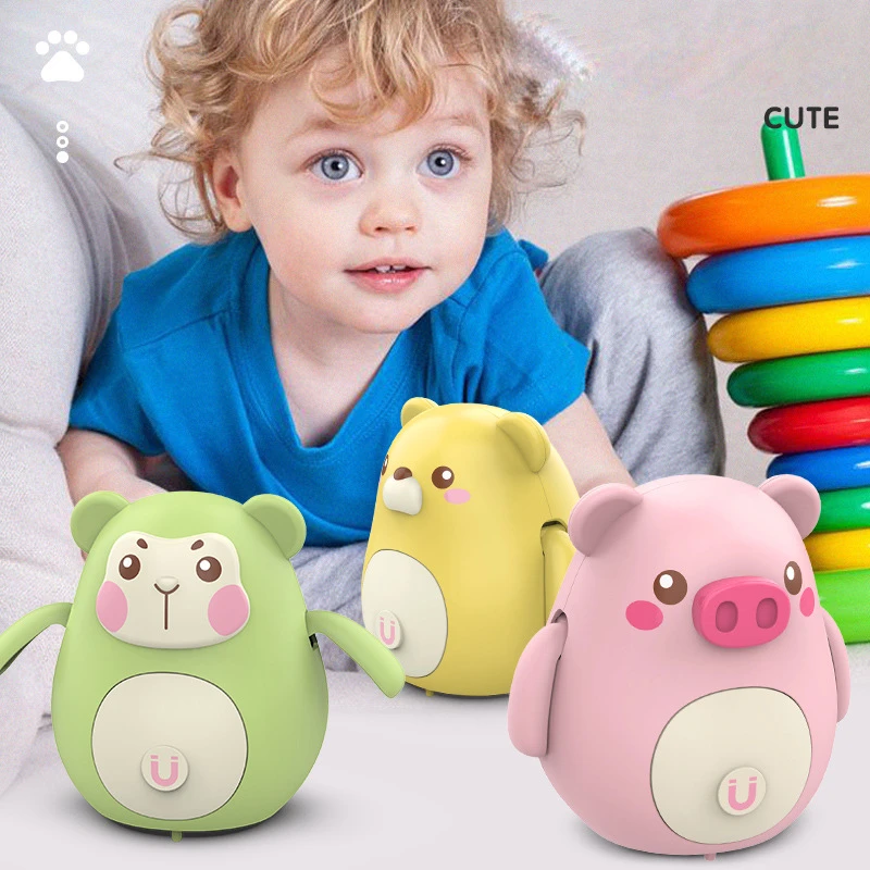 Electronic Magnetic Toys Electric Bear Monkey Cute Pet Follow Swing ...