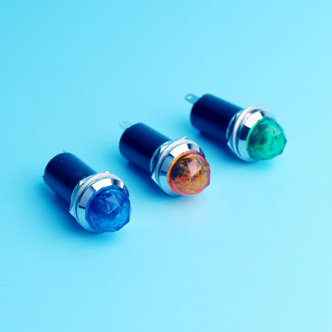 ABILKEEN 16mm Diamond Type Head Indicator Light Industrial Pilot Lamp ...