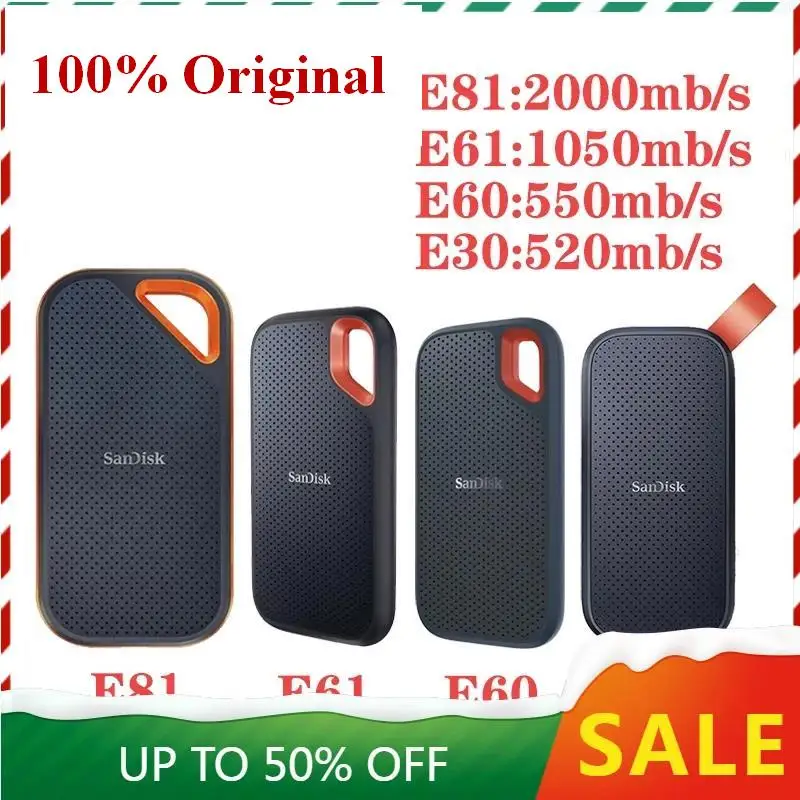 SanDisk-Mobile-hard-drive-4TB-2T-1TB-500g-Extreme-PRO-Portable-External ...