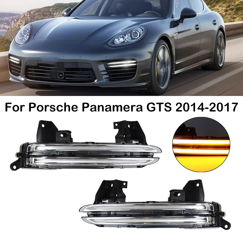 For Porsche Panamera GTS 2014 2015 2016 2017 Car Front Bumper Daytime ...