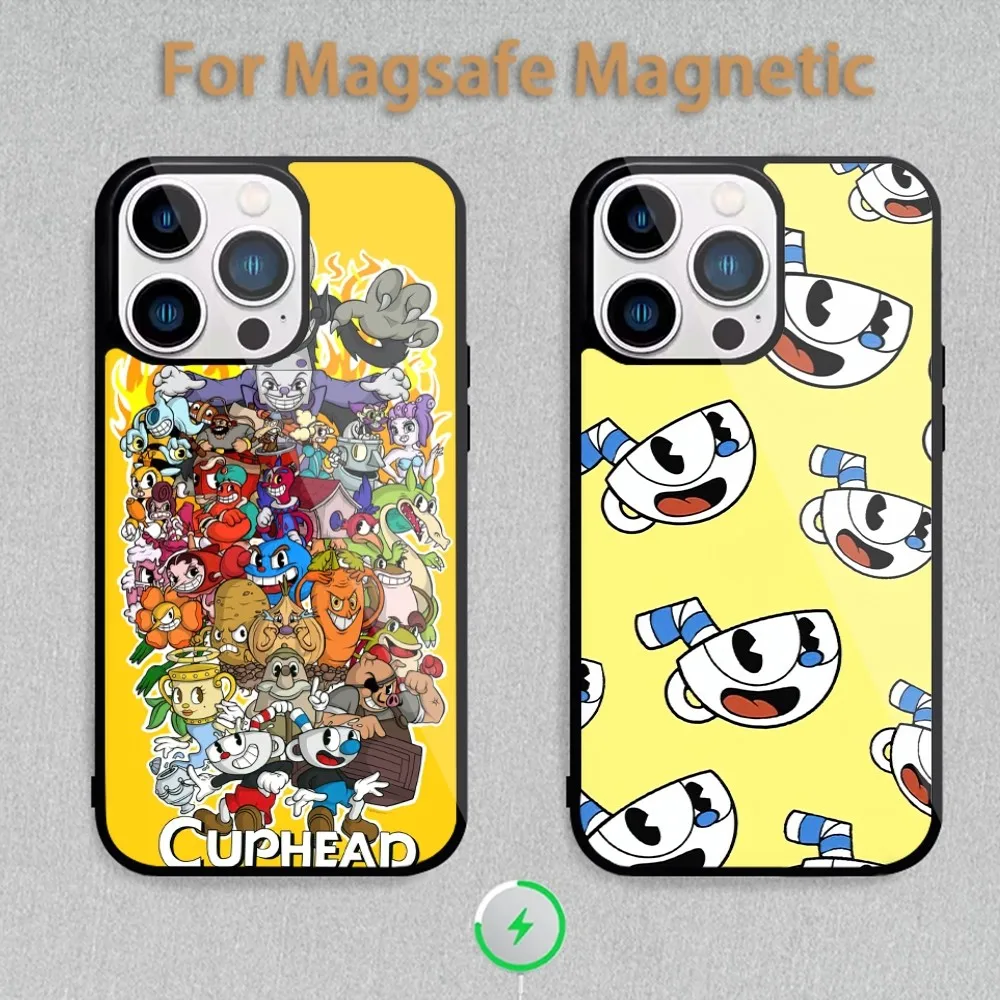 Game-C-Cuphead-Phone-Case-For-Magnetic-Inductive-Charging-iPhone-11-12 ...
