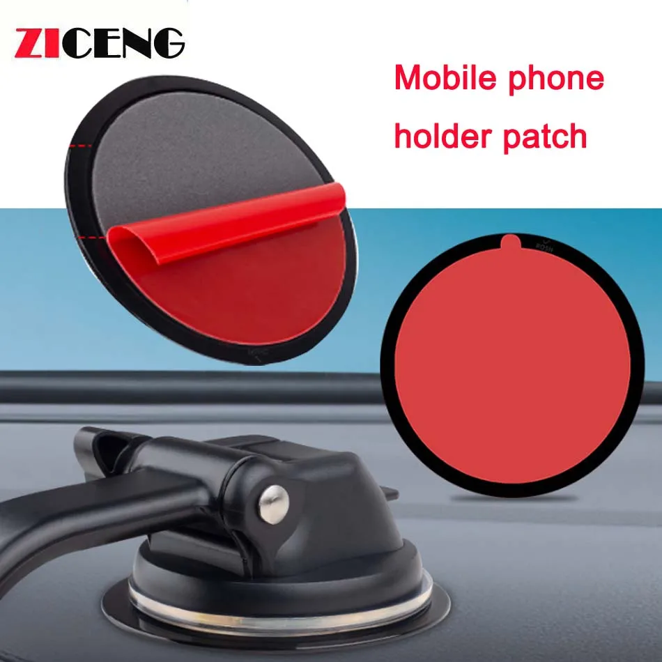 2pcs-80mm-Round-Base-Mount-Car-Holder-GPS-Adhesive-Sticky-Dashboard ...