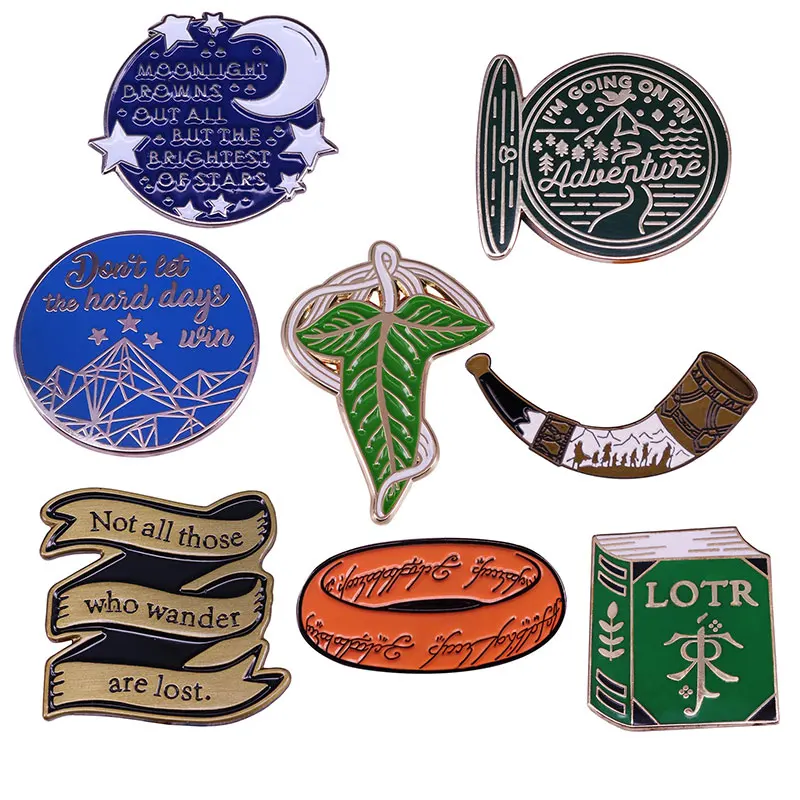 Not-all-those-who-wander-are-lost-enamel-pin-Tolkein-LLord-of-the-ring ...