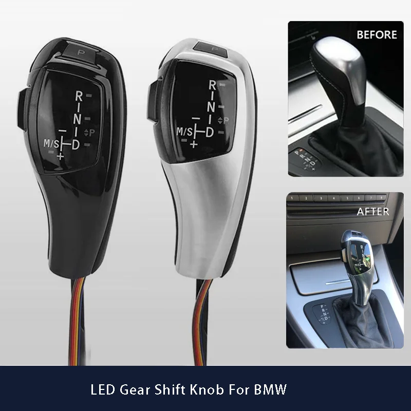 LED Gear Shift Knob for BMW E46 E90 E60 E87 E89 E91 E92 E93 316i 318i ...