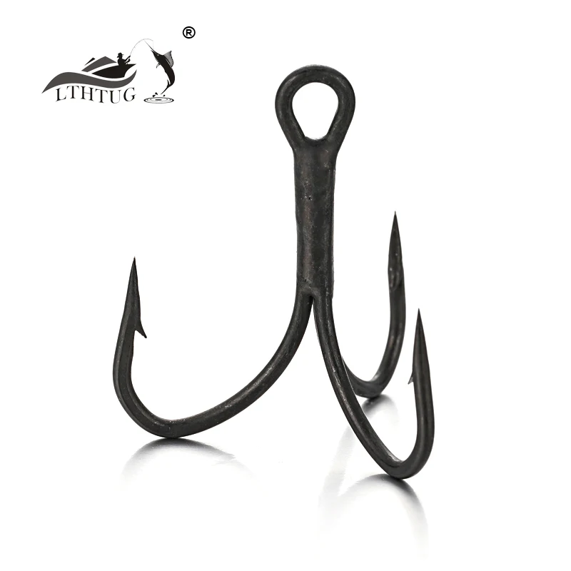 LTHTUG-Barbarous-Treble-Hook-Matte-Black-Ultra-Antirust-3X-Strong-High ...