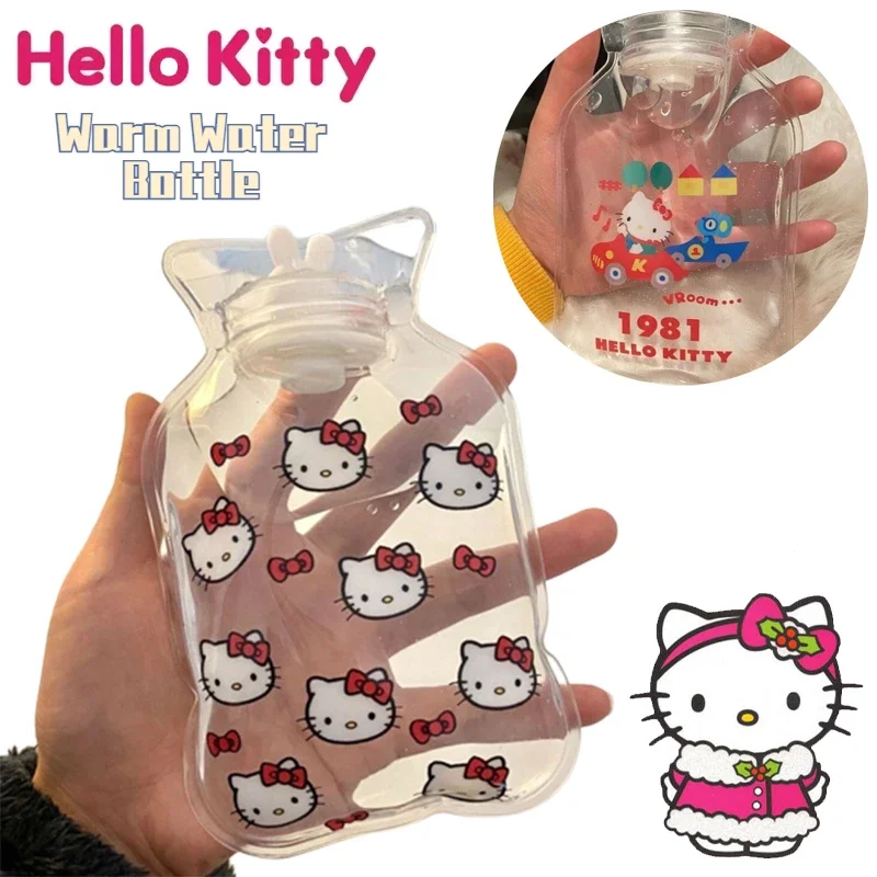 Hello-Kitty-Warm-Water-Bottle-Transparent-Portable-Hand-Warmer-Cute-Hot ...