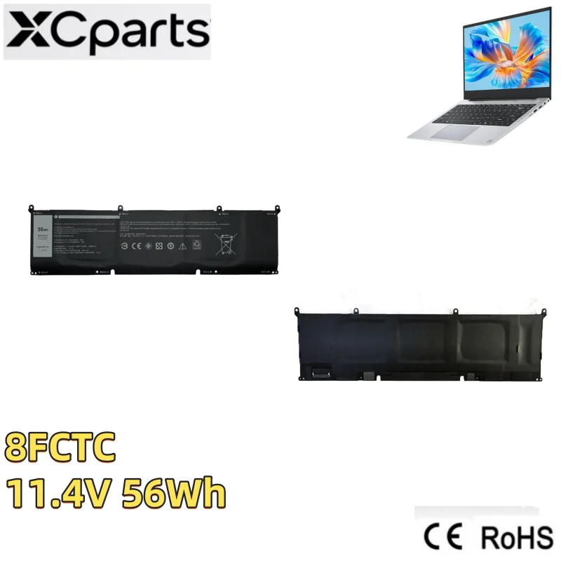 11.4V 56Wh 6Cell New 8FCTC Laptop Battery for Dell Alienware M15 R3 M17 ...