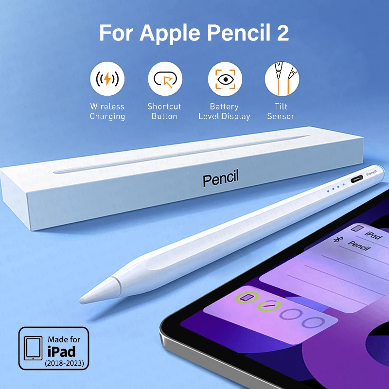 For Apple Pencil 2nd Generation iPad Pencil 2 1 Stylus Pen For iPad Pro ...
