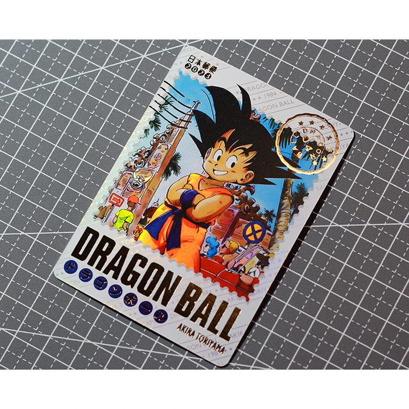 Generic 10pcs set Dragon Ball Goku Gohan Bulma Stamp Series Flash Card ...