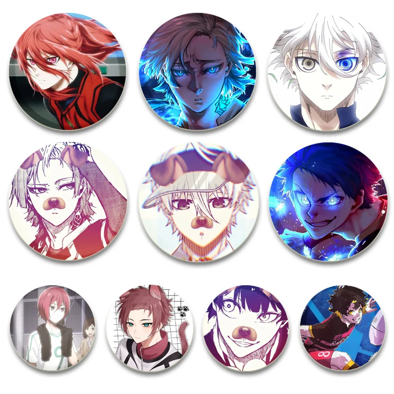 Anime-Blue-Lock-HD-Print-Brooches-Hyoma-Chigirl-Seishiro-Nagi-Cartoon ...