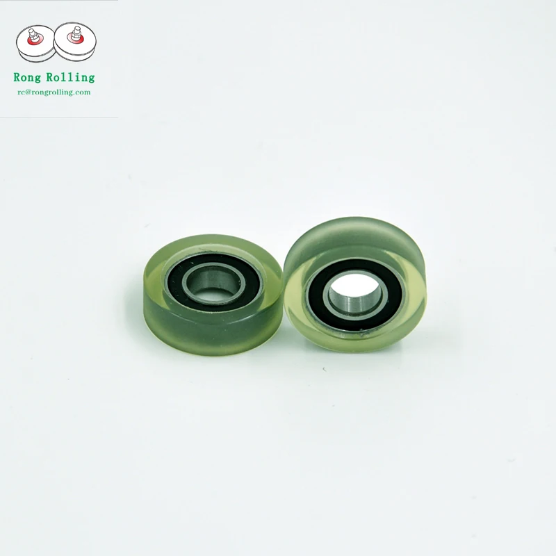 Rodamiento recubierto de goma de poliuretano, poleas de goma ...