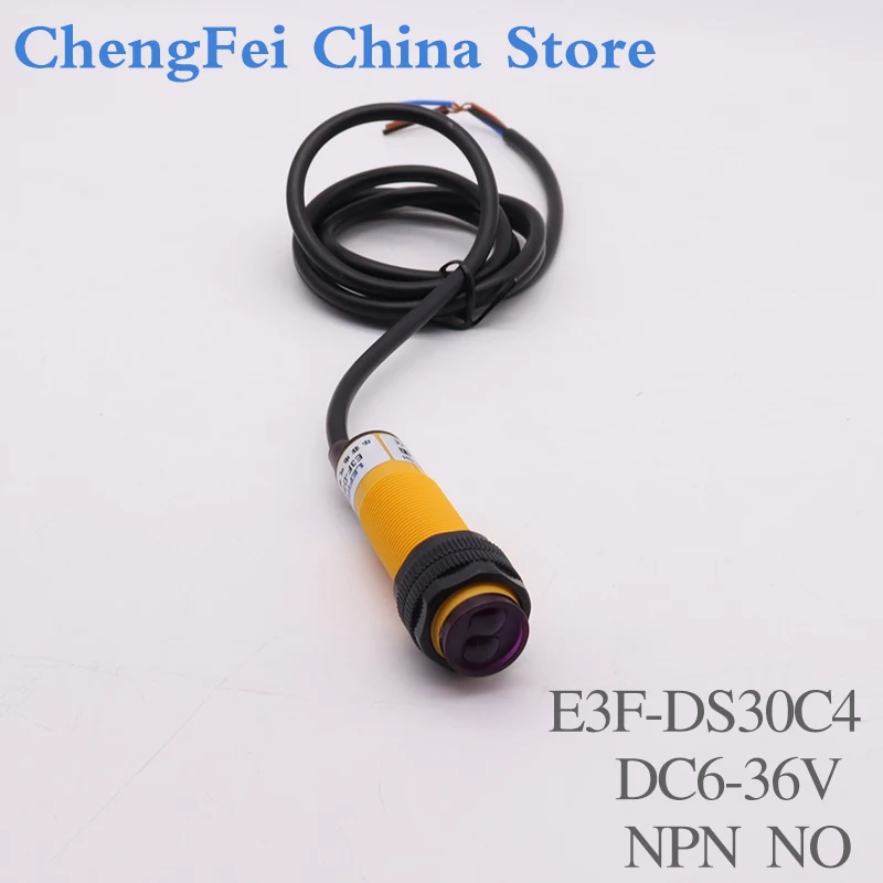 E3F DS30C4 Proximity Switch Photoelectric Sensor NPN DC6 36V 30ซม.ช่วง ...
