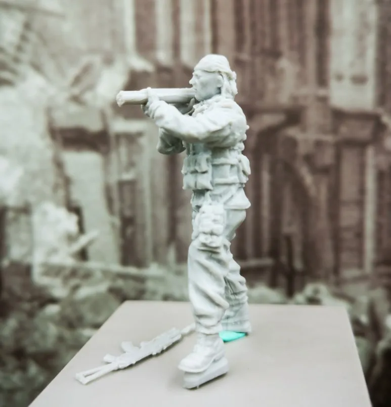 1/35 Resin Soldier Russian War Chechen Doneske Russian Army Armed ...