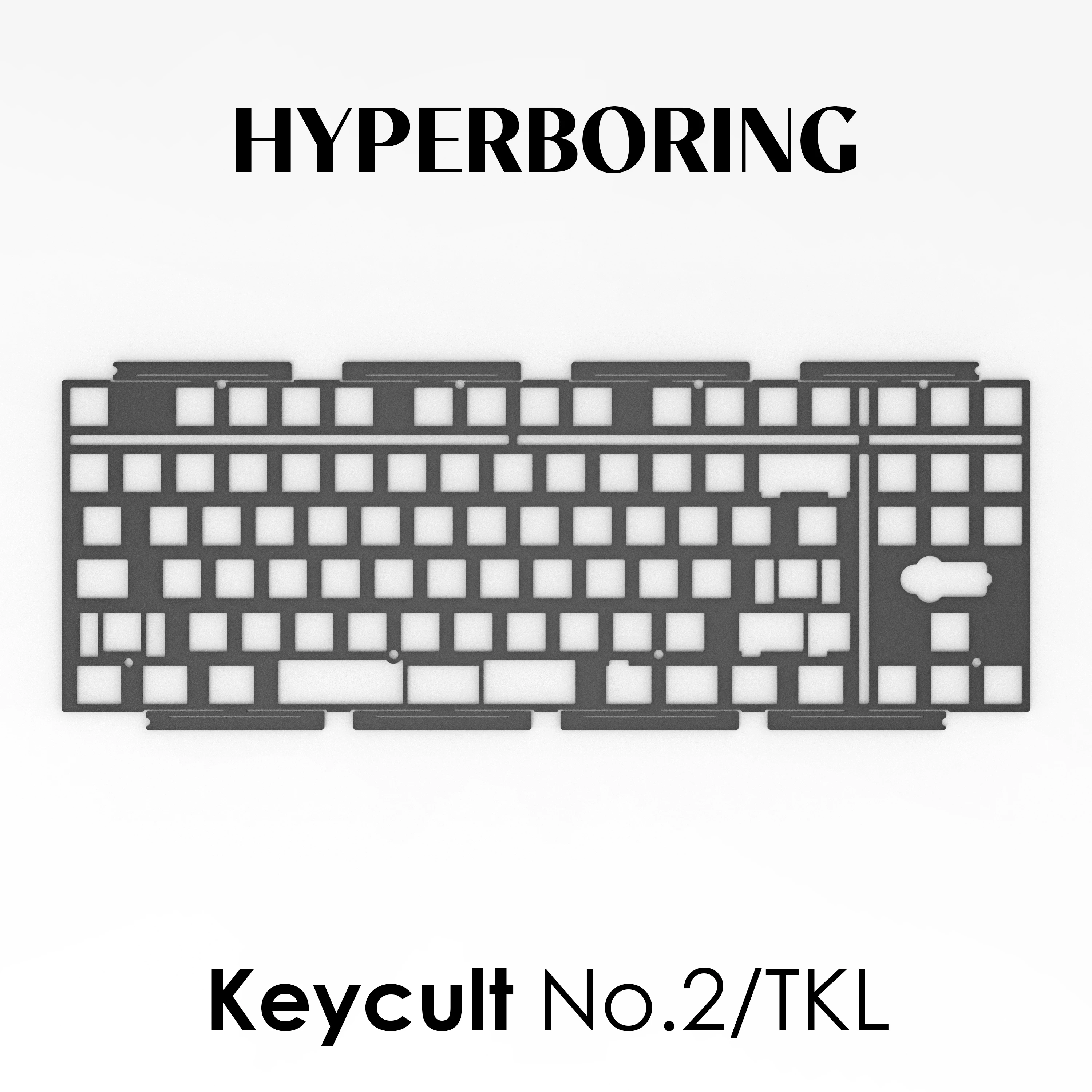 Keycult No.2/TKL keyboard specific plate PP PC Aluminum ( for pcb mount ...