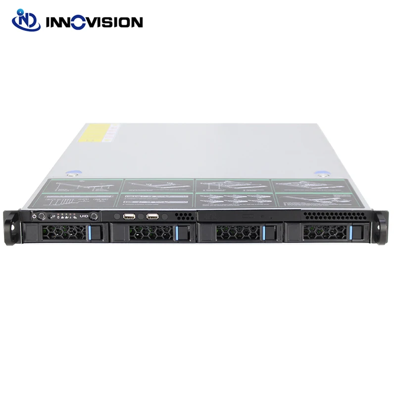 Professional-Server-Chassis-Factory-Hotswap-1U-4-bays-4HDD-With-SATA ...