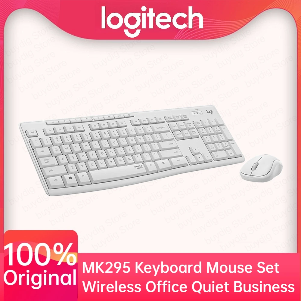 Logitech Mk295 Wireless Mouse Silent Keyboard Combo Set with 2.4G ...