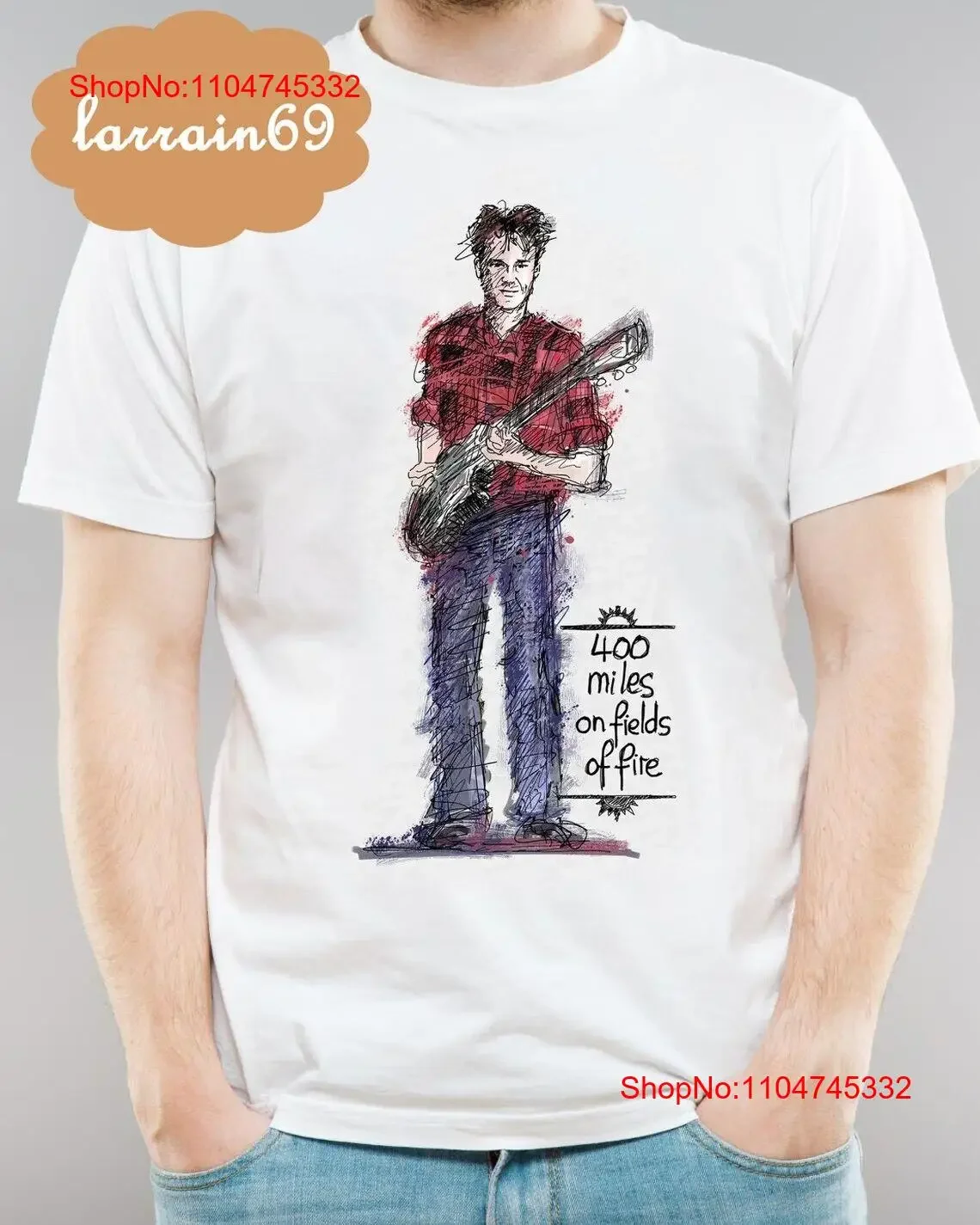 Stuart Adamson Big Country Band 400 Miles On Fields Of Fine T shirt ...