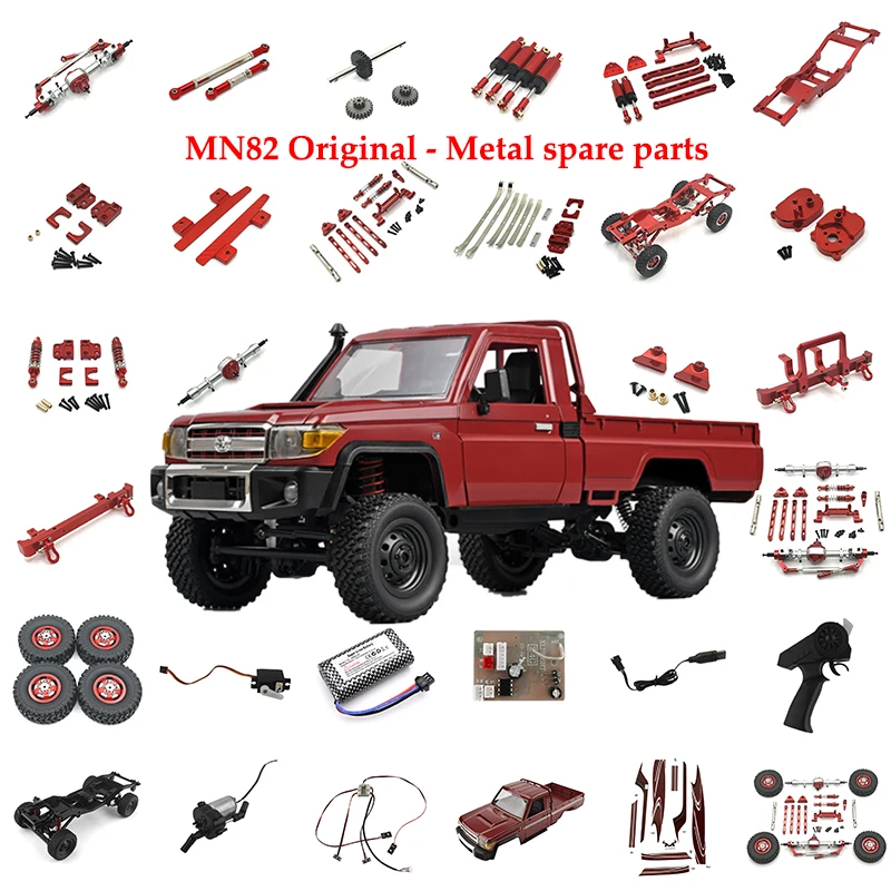 MN82-LC79-MN78-Metal-Front-and-Rear-Axle-Chassis-Link-Rod-Pull-Rod ...
