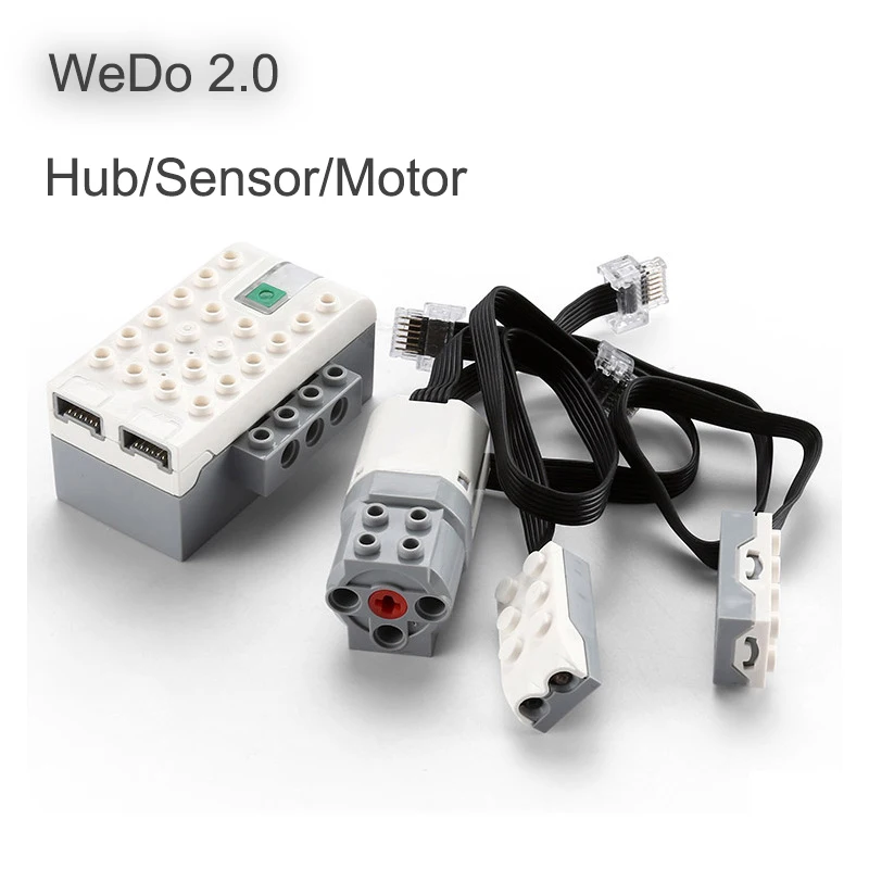 WEDO 2.0 Power Function High-Tech Hub/Sensor/Motor Building Blocks EV3 ...
