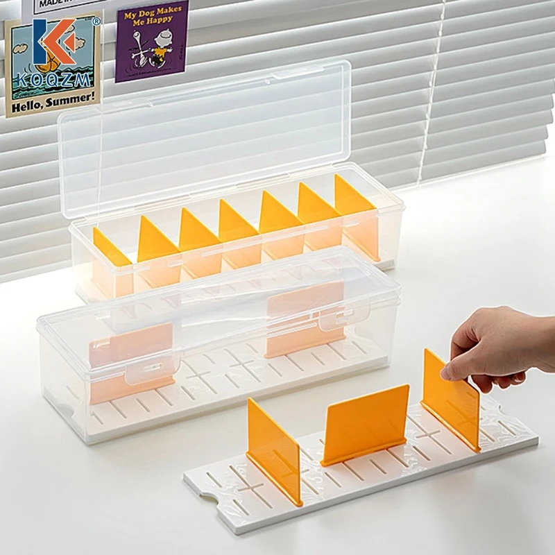Clear-Plastic-Compartmentalized-Organizer-Box-Holds-550-Game-Cards ...