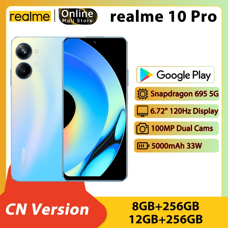 Realme 10 Pro Smartphone | Android 13 Smartphone | Realme Snapdragon ...