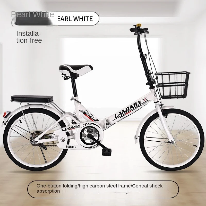 Folding-Bicycle-16-Inch-20-Inch-Men-s-And-Women-s-Ultra-Portable-Shock ...