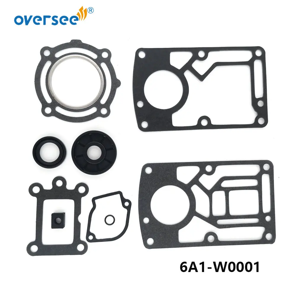 6A1-W0001 Power Head Gasket Kit For Yamaha Outboard Parts 2T 2A 2HP 6A1-W0001-00 6A1-W0001-00-R8