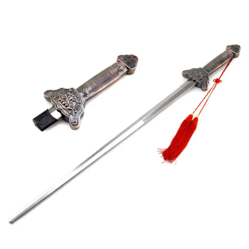 Tai-Chi-Telescopic-Sword-Stainless-Steel-Morning-Exercise-Performance ...