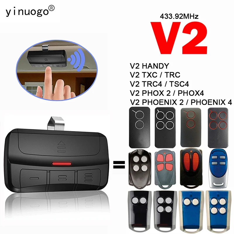V2-Remote-Control-V2-PHOENIX-PHOX-2-4-TXC-TRC-TRC4-TSC4-HANDY-Garage ...