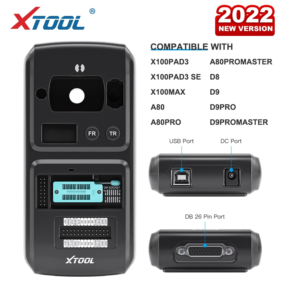 XTOOL KC501 Professional OBD2 Chip and Key Programmer ECU Reader Works ...