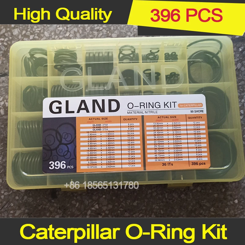 Caterpillar-O-Ring-Kit-Rubber-Seal-Oring-Box-for-Heat-Resistance ...