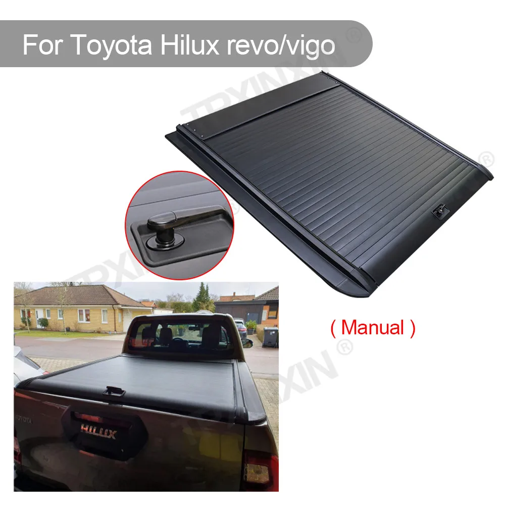 For-Toyota-Hilux-revo-vigo-TRD-Rocco-Car-Trunk-Lids-Pickup-Bed-Tonneau ...