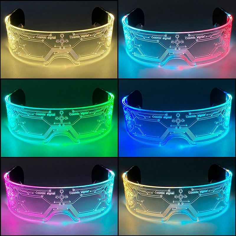 2-Sides-Control-7-Colors-LED-Luminous-Glasses-Colorful-Glowing-Glasses ...