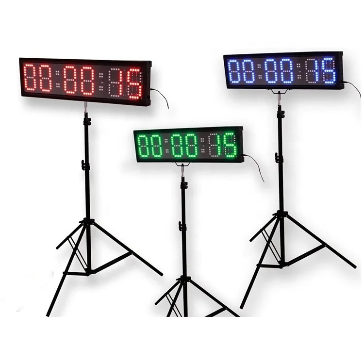 6 inch 6 digits led sports timing digital clock countdown timer with ...