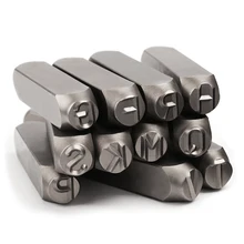 Steel Punches Letters Numbers | Leather Embossing Alphabet | Leather ...