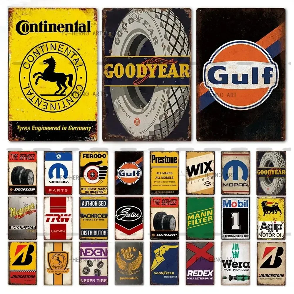 Dad-s-Garage-Vintage-Tin-Sign-Car-Tire-Metal-Sign-Decorative-Plaque-for ...