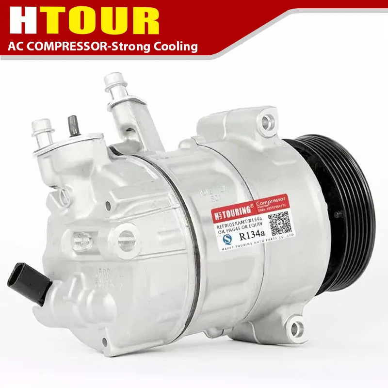 Compresseur AC A/C 6SEU14C, pour VW TIGUAN 2.0 TDI 2007 2008 2009 2010 ...