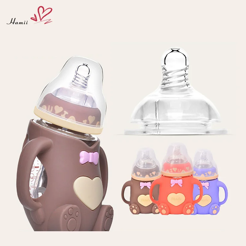 150ml-240ml-Baby-Bottle-With-Grip-Wide-Caliber-Baby-Dual-Use-Drinking-Bottle-Newborn-Kinds ...
