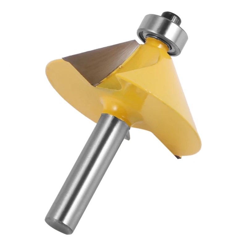 1Pc 8Mm Shank Large 45 Degree Chamfer&Bevel Edging Router Bit Wood ...